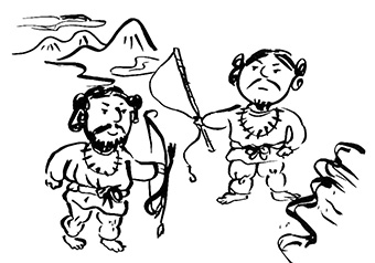 Hoderi ja Hoori / Umisachi ja Yamasachi (vennad-jumalused Jaapani ...